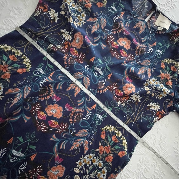 Lulus | Dresses | Nwt Lulus I Madeline Garden Splendor Navy Blue Floral ...
